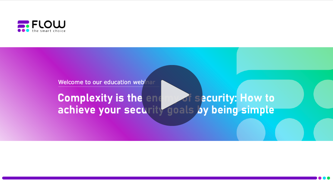 Complexity is the enemy of security